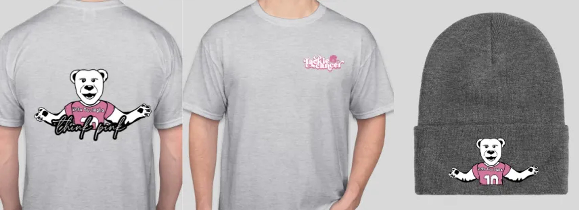 Think Pink Football Game Apparel | Zeta Tau Alpha Foundation