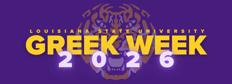 Greek Week 2026 | Louisiana State University Greek Week